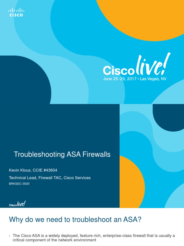 BRKSEC-3020 ASA Flow PDF | PDF | Transmission Control Protocol | Ip Address