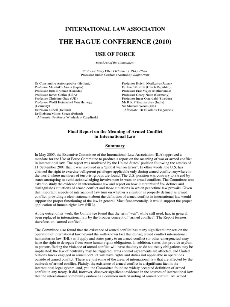 Use-of-Force-Committee Final Report 2010 PDF | PDF | International ...