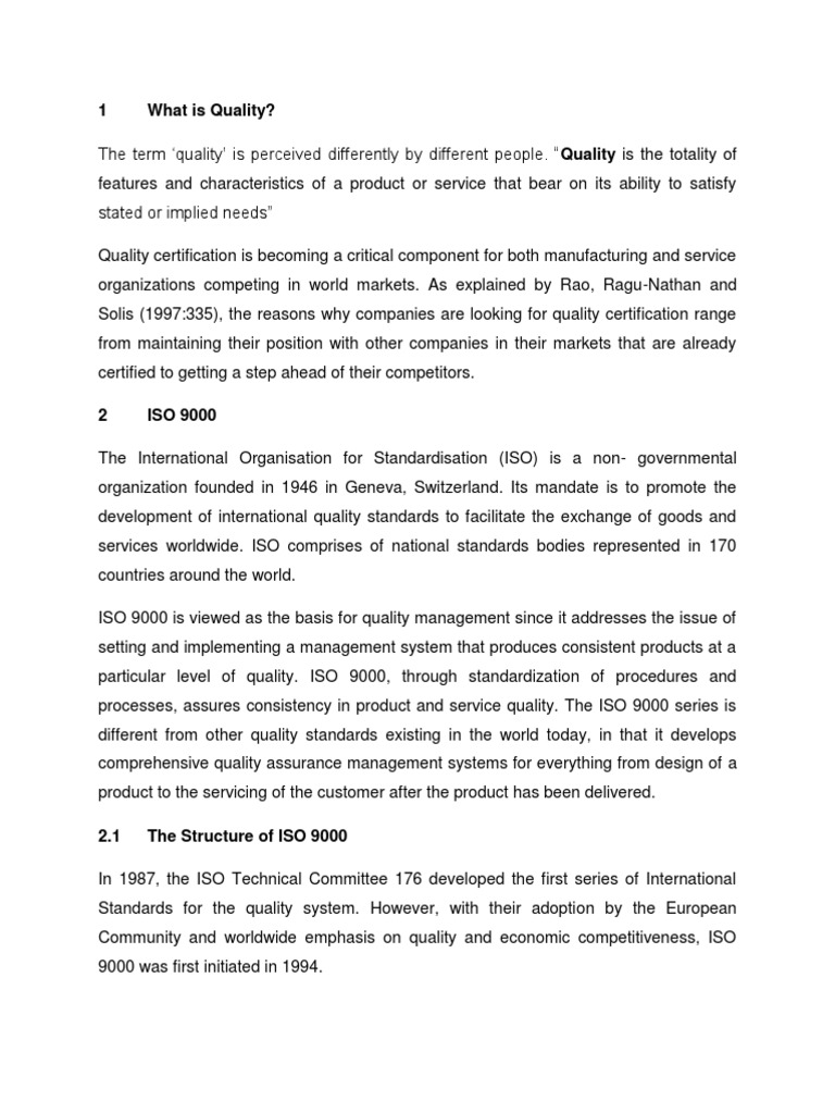 Iso9001 Notes | Download Free PDF | Quality Management System | Iso 9000