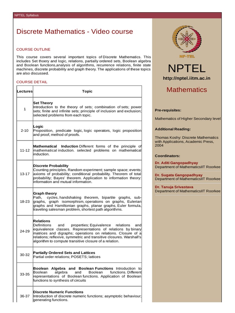 Disc Maths 4 Comps C | PDF | Discrete Mathematics | Graph Theory