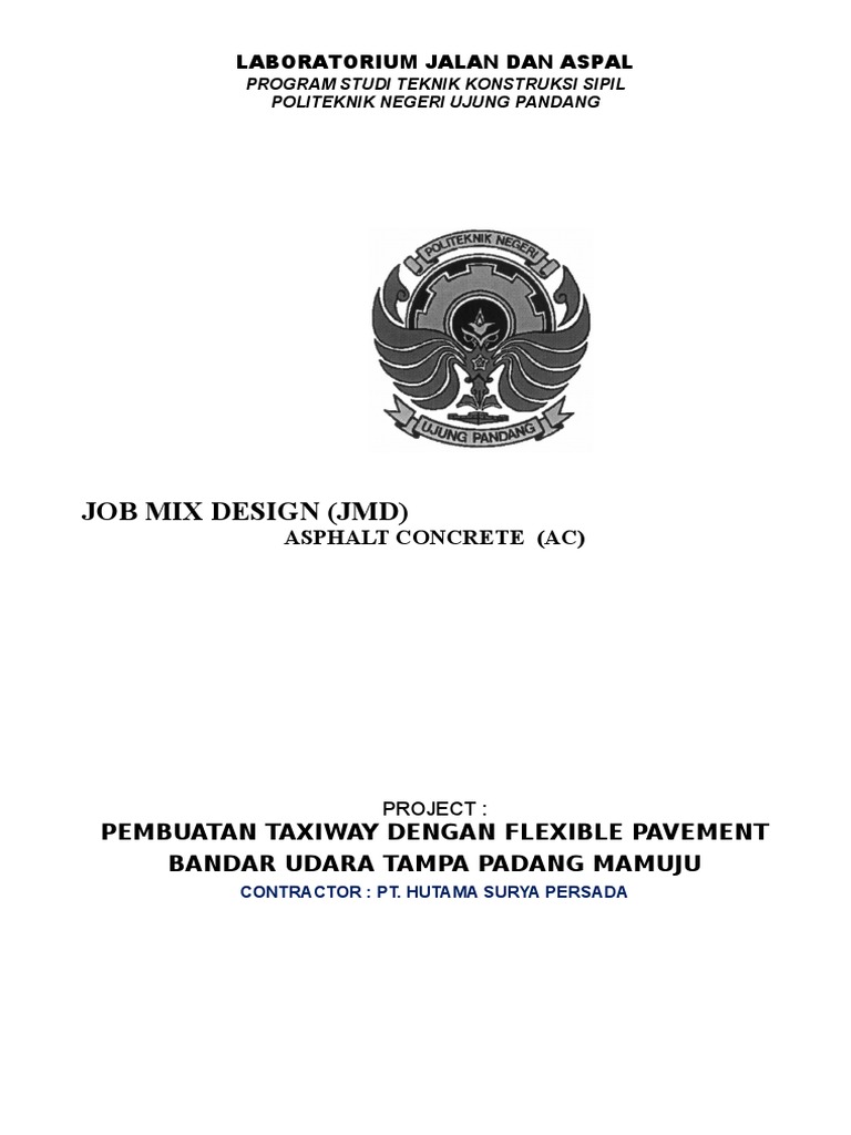 Contoh Laporan Aspal | PDF | Transport Infrastructure | Composite Material