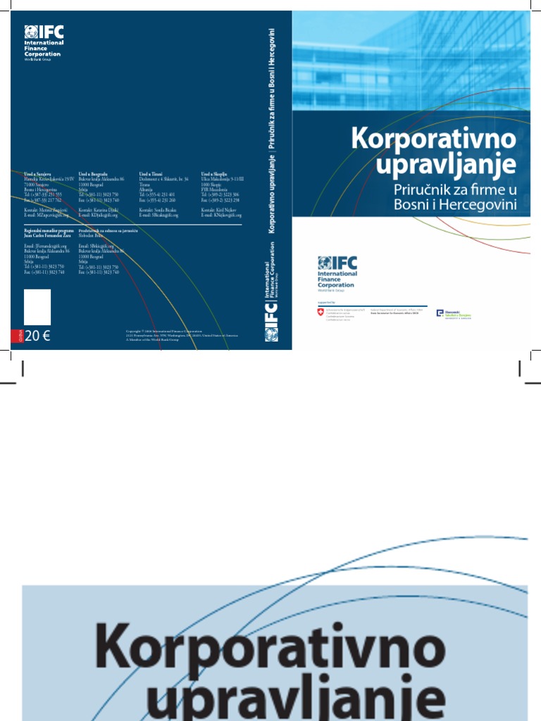 Korporativno Upravljanje Knjiga | PDF