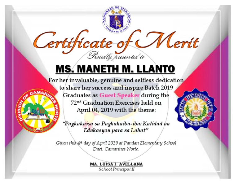 Certificate Guest Speaker | PDF