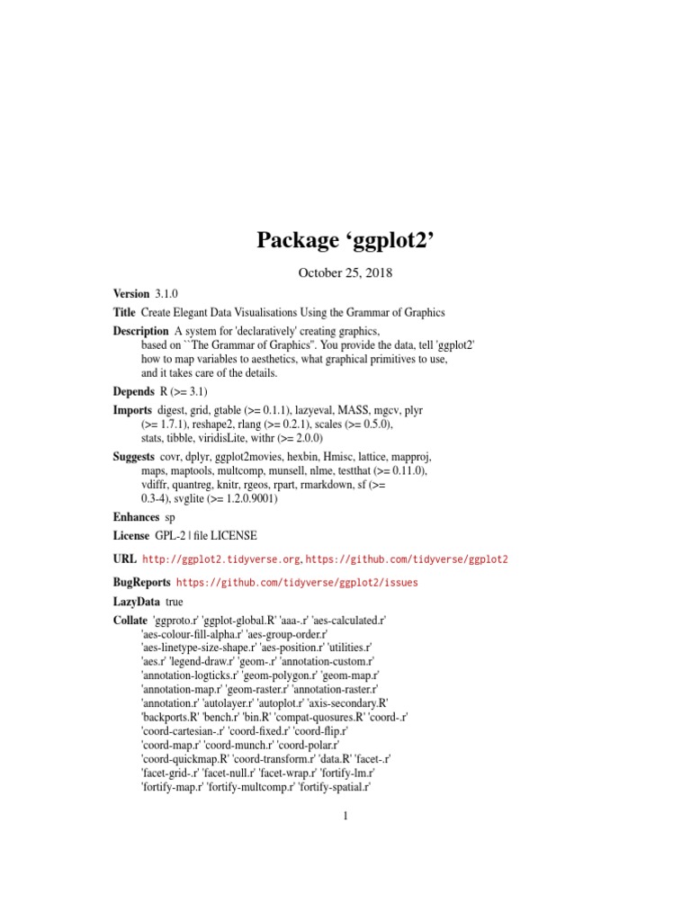 Ggplot2 PDF | PDF | Function (Mathematics) | String (Computer Science)