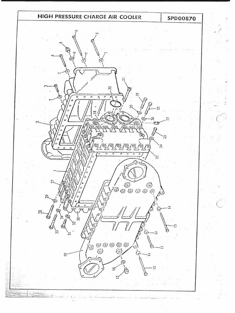 PAXMAN 12VP185 High Pressure Charge Air Cooler | PDF