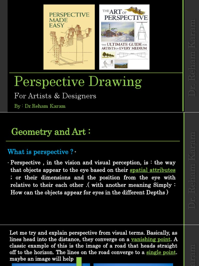 Selected Topics (Perspective Drawing) Chapter PDF | PDF | Perspective ...