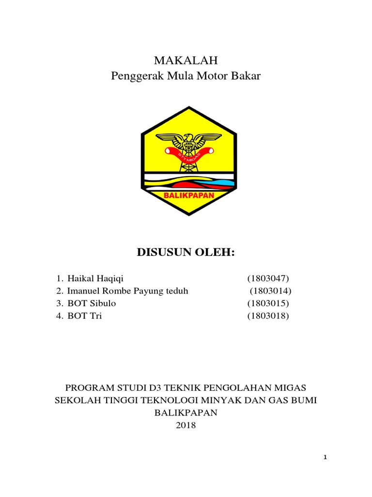 Penggerak Mula | PDF