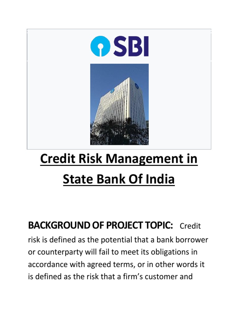 Credit Risk Management On HDFC Bank | PDF | Credit Risk | Credit
