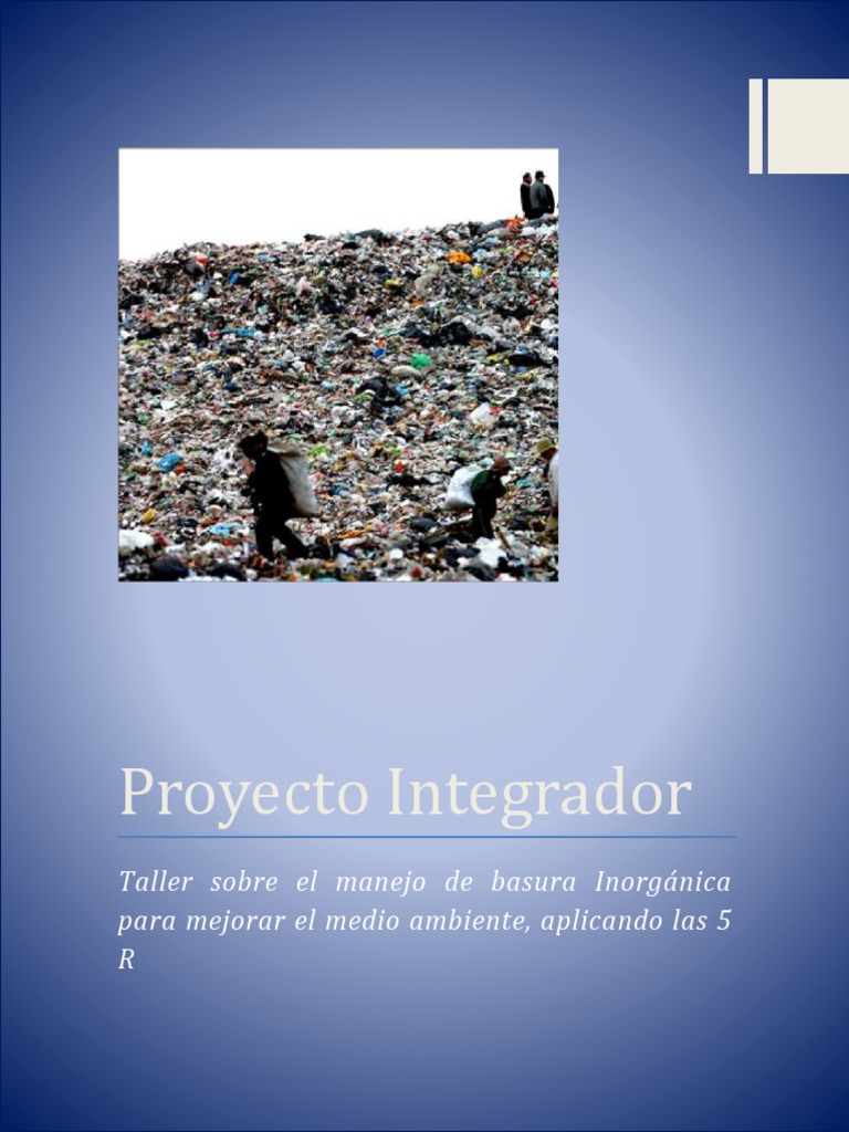 Proyecto Integrador | PDF | Compost | Residuos