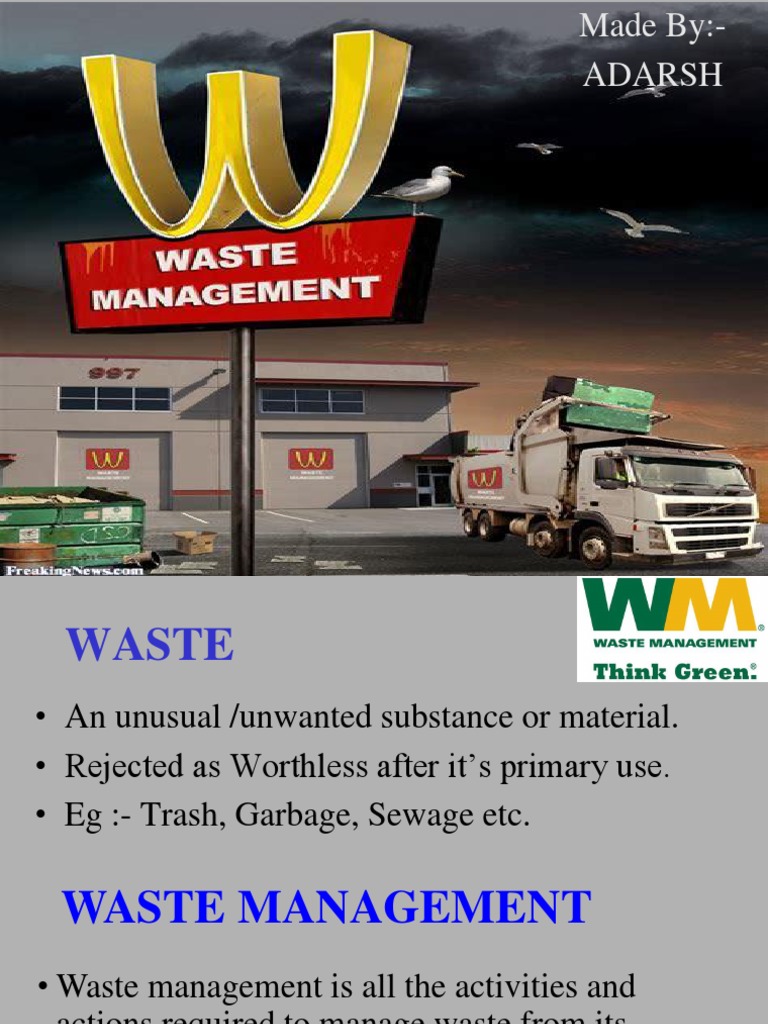 Waste Management | PDF | Waste Management | Municipal Solid Waste