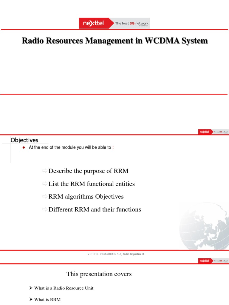 Radio Resource Management | Download Free PDF | Quality Of Service ...