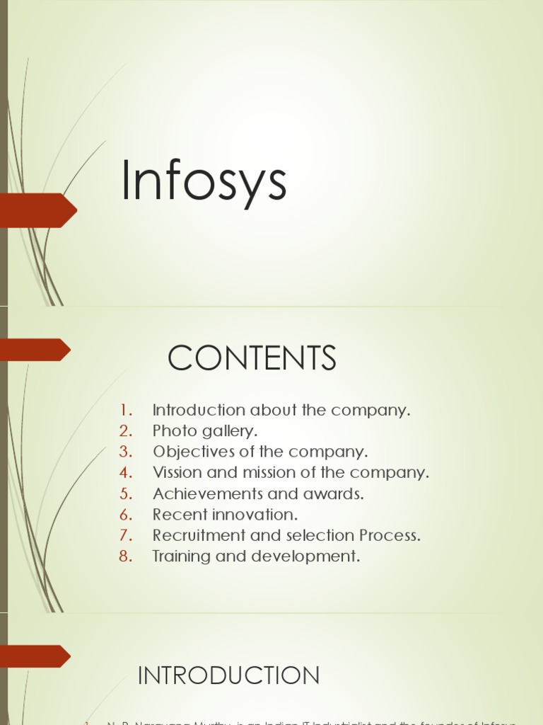 Infosys, by Guru Priya | PDF | Economies