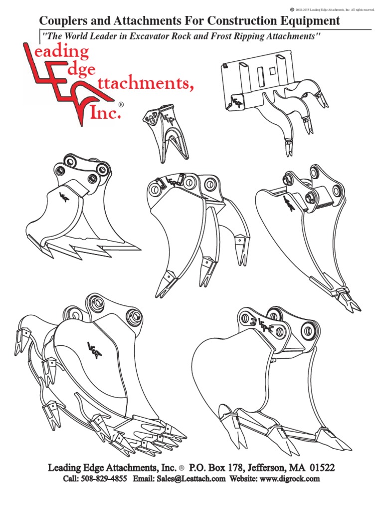 Leading Edge Catalog | PDF | Loader (Equipment) | Construction Equipment