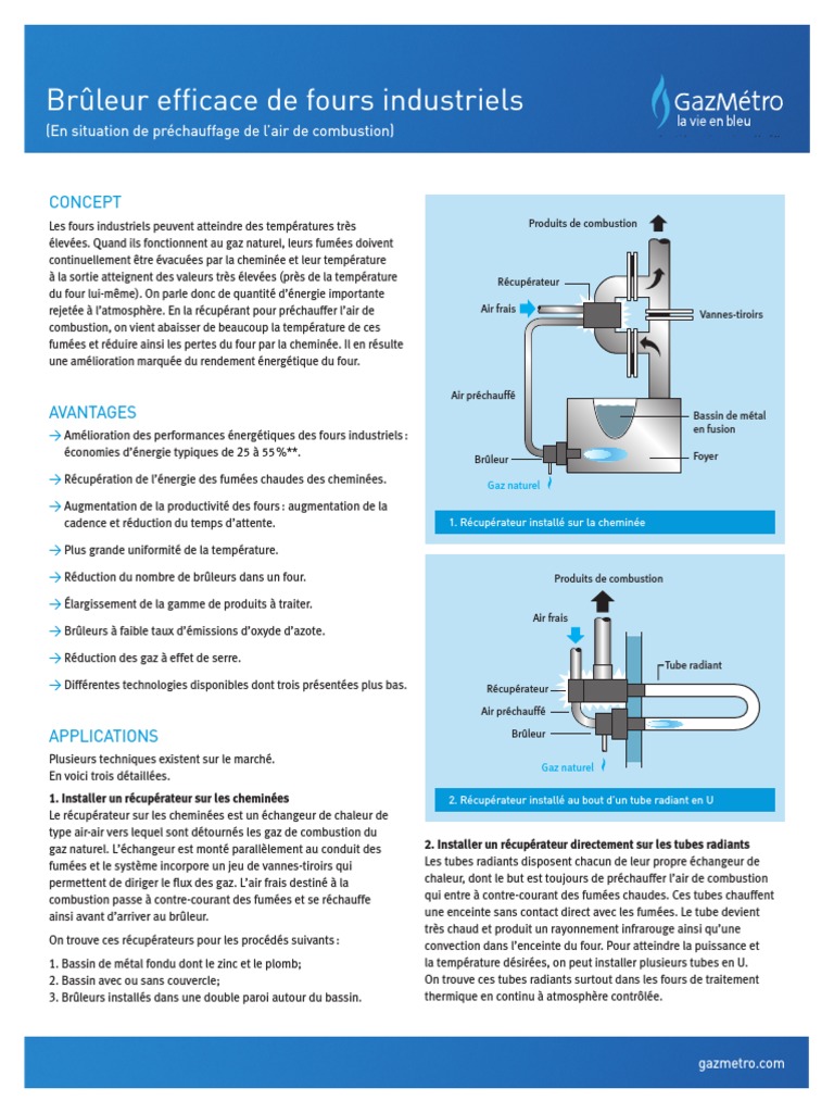 Four Industriel PDF | PDF | Cheminée | La combustion