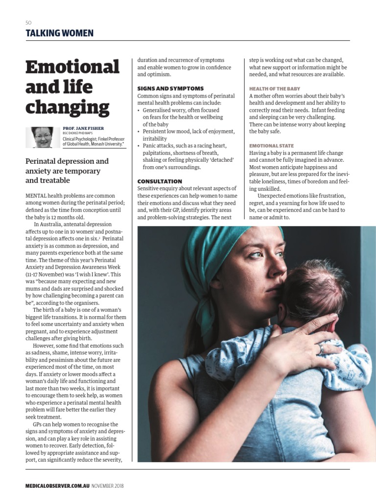 Perinatal Depression Anxiety MO November | PDF | Major Depressive ...