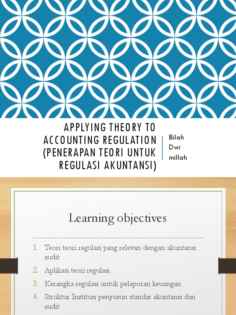 Applying Theory To Accounting Regulation | PDF Applying Theory To Accounting Regulation | PDF