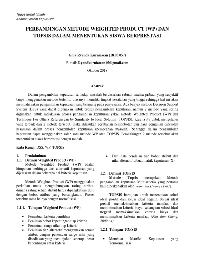 Perbandingan Metode | PDF