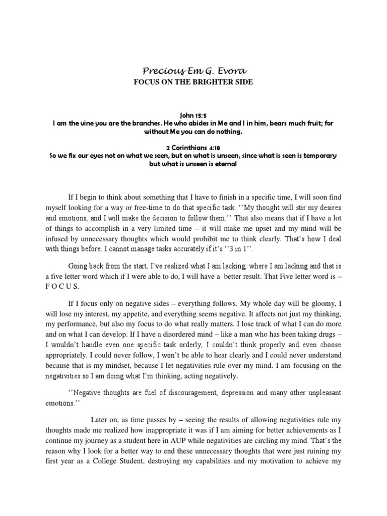 Devotional | PDF | Thought | Jesus