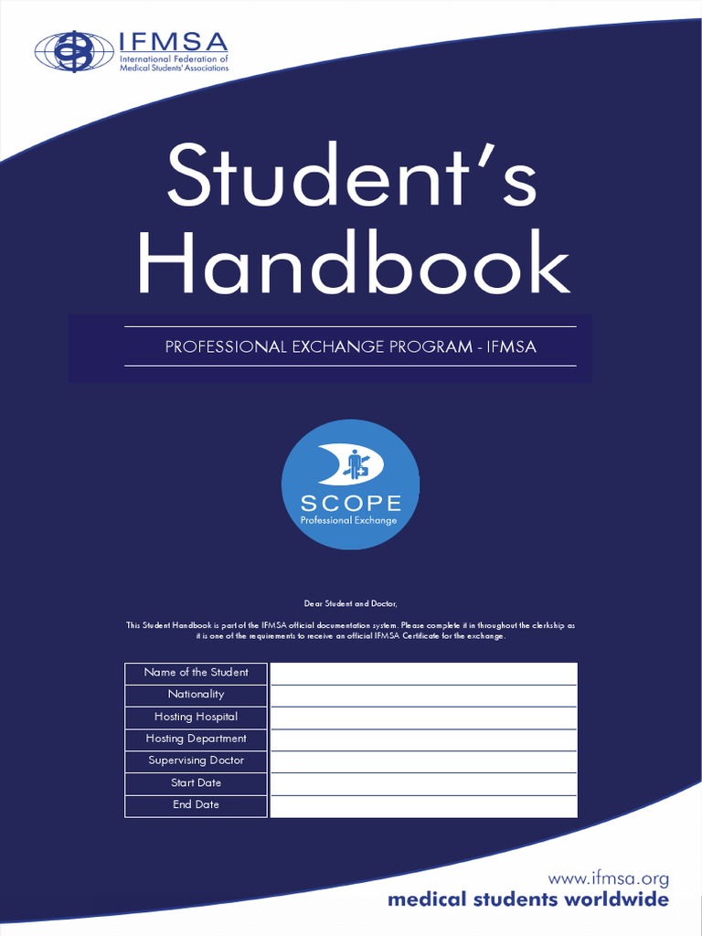 SCOPE Student's Handbook - General PDF | PDF