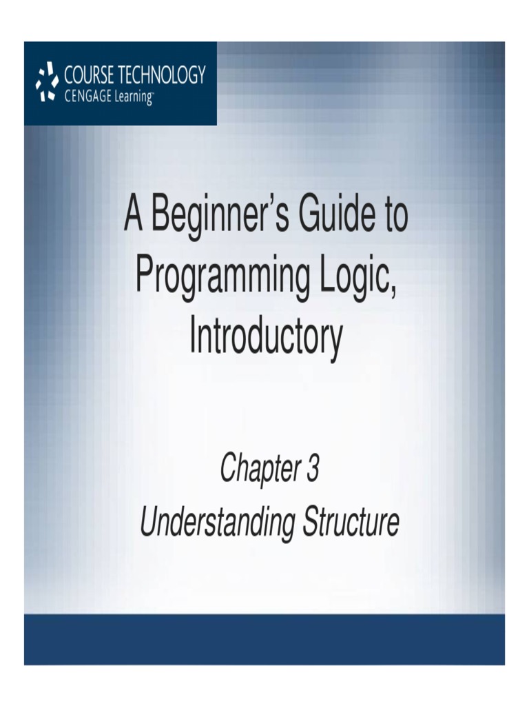 A Beginner's Guide To Programming Logic, Introductory: Understanding ...