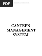 Canteen Management System FINAL PROJECT | PDF | Cafeteria | System