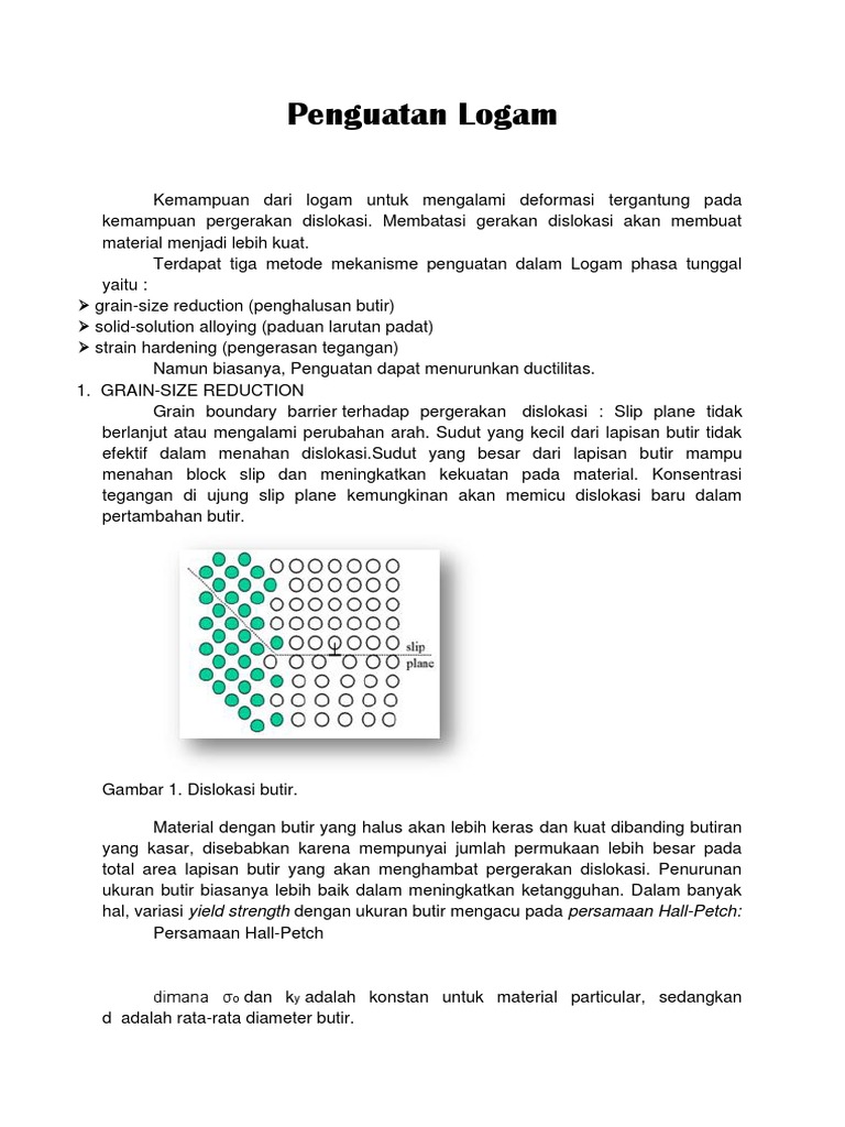 Penguatan Logam | PDF