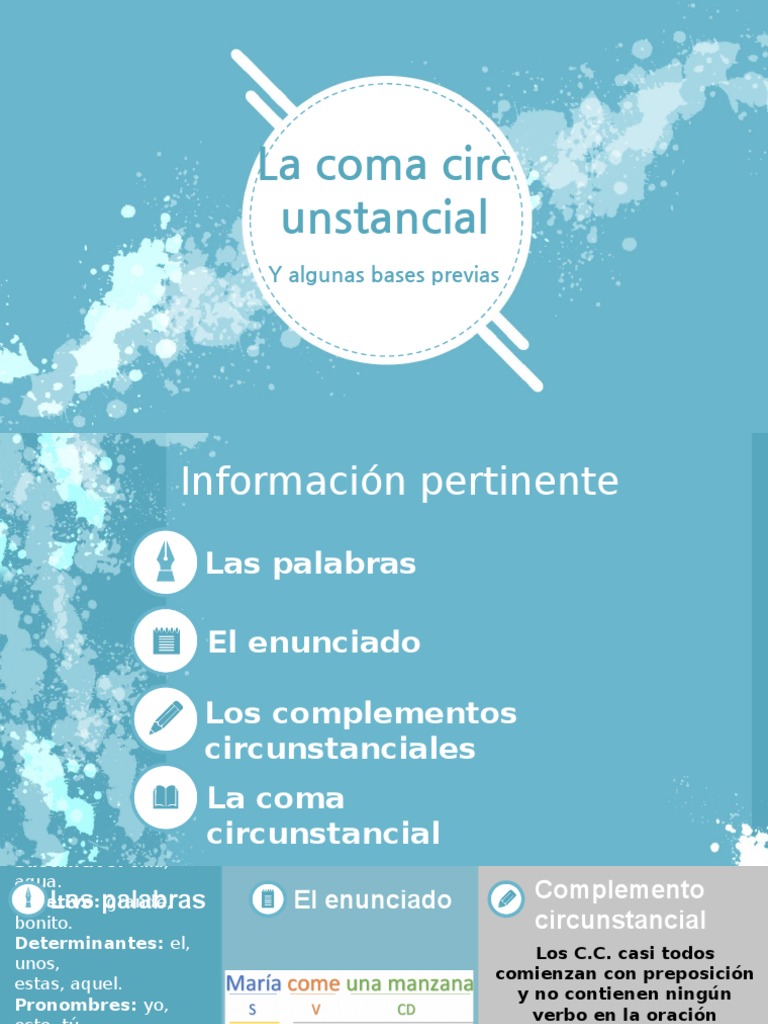 Coma Circunstancial | PDF | Adverbio | Semántica