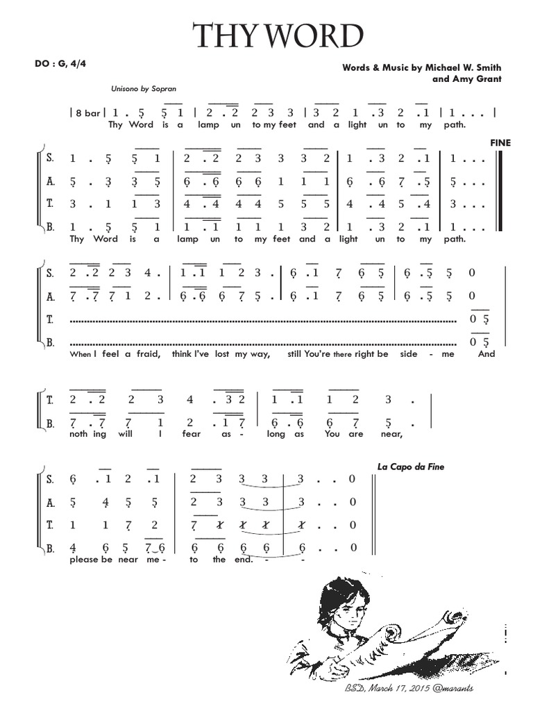THY WORD Not Angka | PDF | Leisure