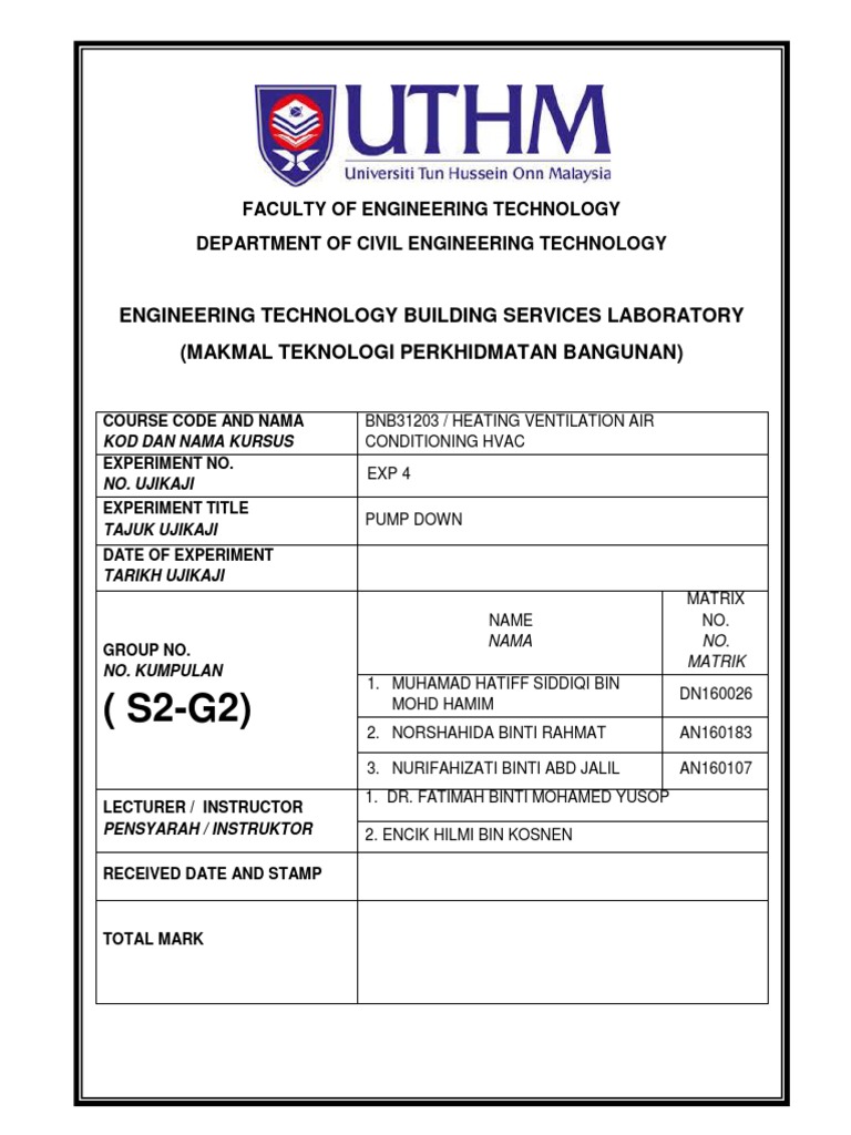 Lab 1 Fitting Pdf Technology Engineering