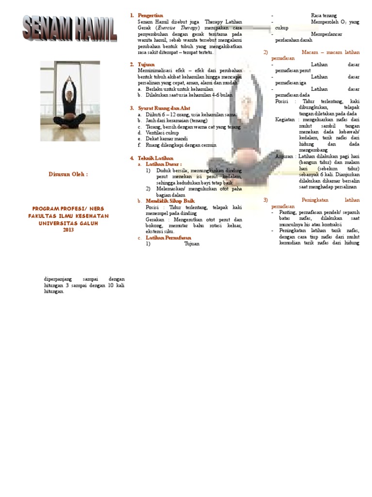 Leaflet Maternitas | PDF