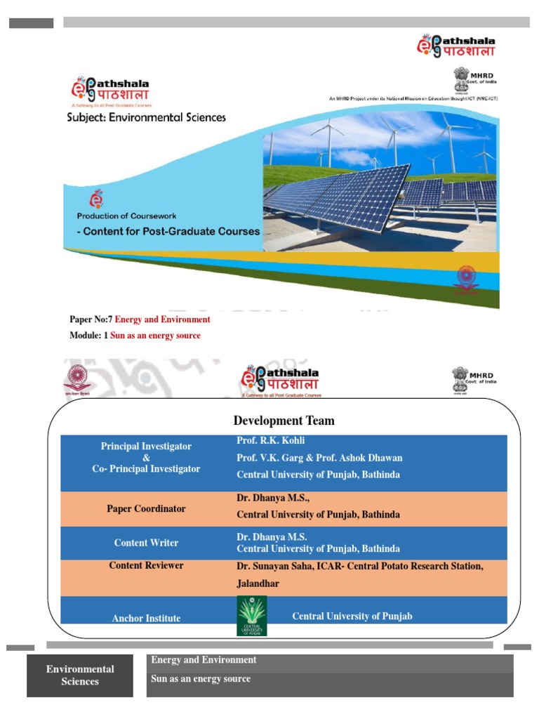 Sun as an Energy Source Explained | PDF | Sun | Stars
