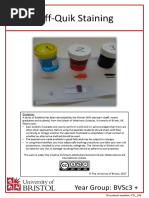 DIFF QUICK Staining Cytology | PDF | Staining | Microscopy
