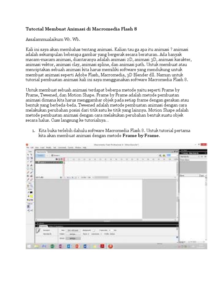 Animasi Flash | PDF
