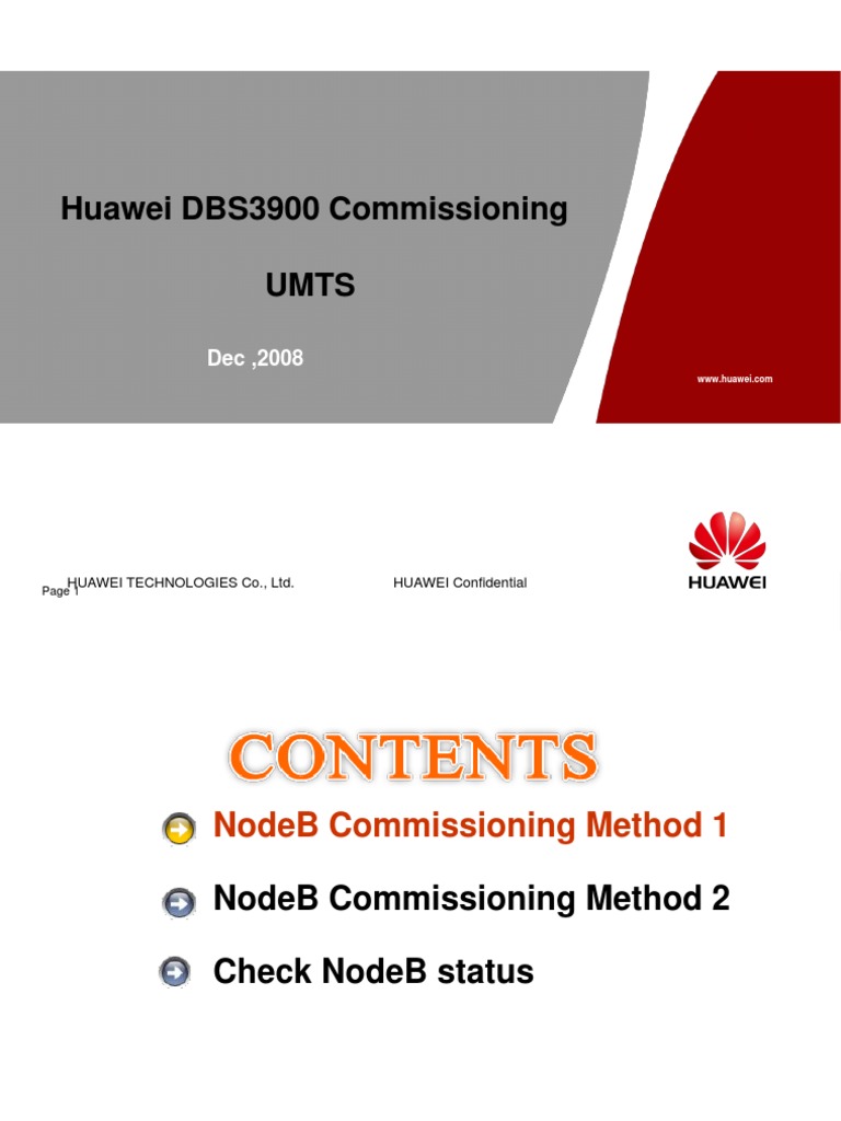 Huawei DBS3900 - Commissioning Guide | PDF | File Transfer Protocol | Computer Engineering