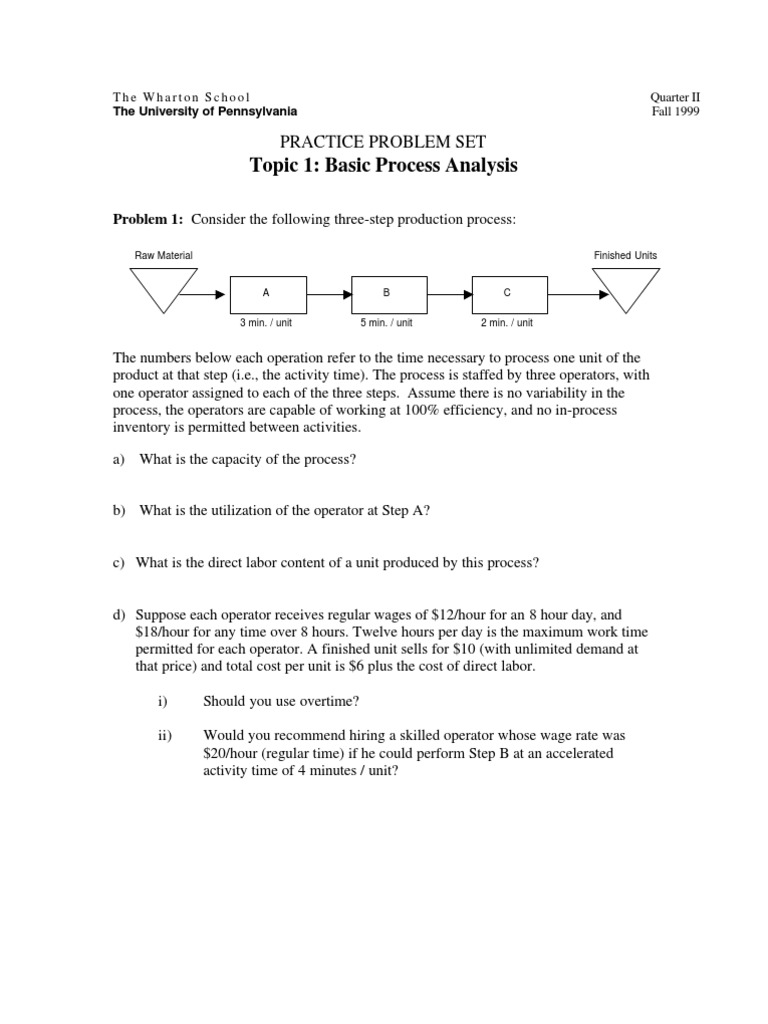 Practice Problems | PDF | Pizza | Inventory