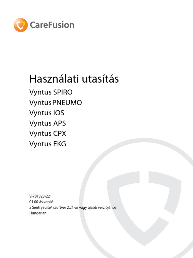 Vyntus IOS APS CPX ECG - Manual - HU PDF | PDF