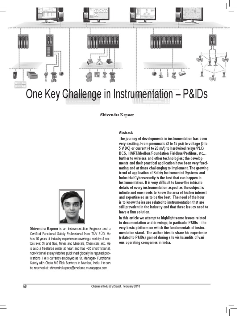 One Key Challenge in Instrumentation - P&Ids | PDF | Instrumentation | Programmable Logic Controller