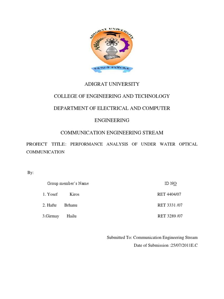 Proposal Thesis | PDF | Telecommunication | Optical Fiber