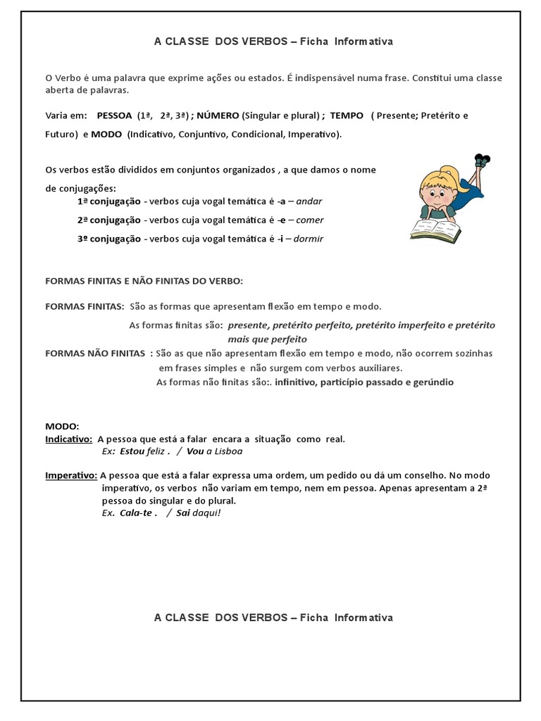 A Classe e Subclasse Dos Verbos 2 | PDF | Semântica | Morfologia