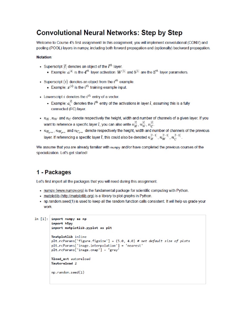 Convolution Model - Step by Step | PDF