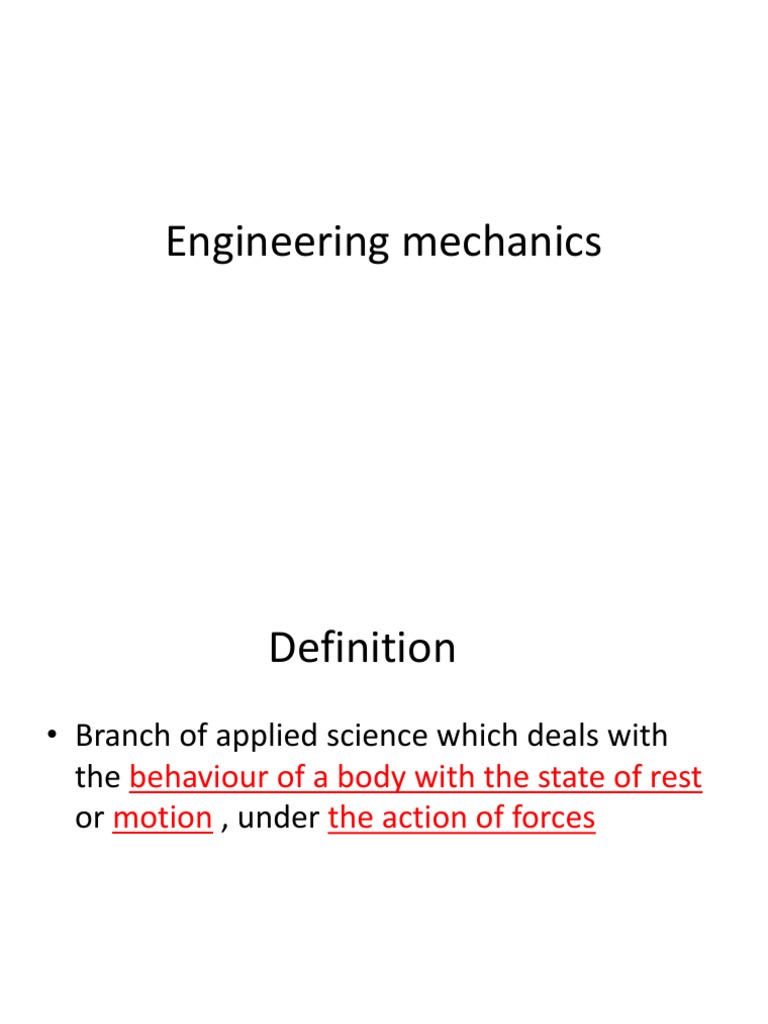 Engineering Mechanics | PDF | Force | Triangle