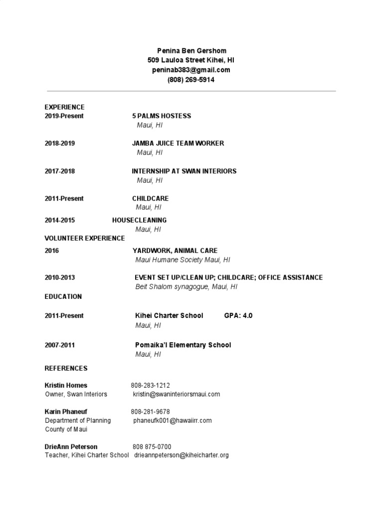 Resume Offical | PDF