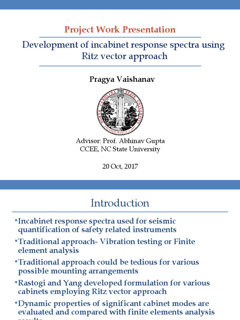 Ritz Vector Approach For Cabinets | PDF