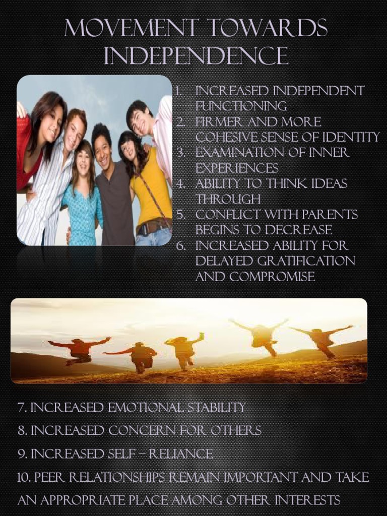 Path to Independence in Adolescence | PDF | Puberty | Butch And Femme