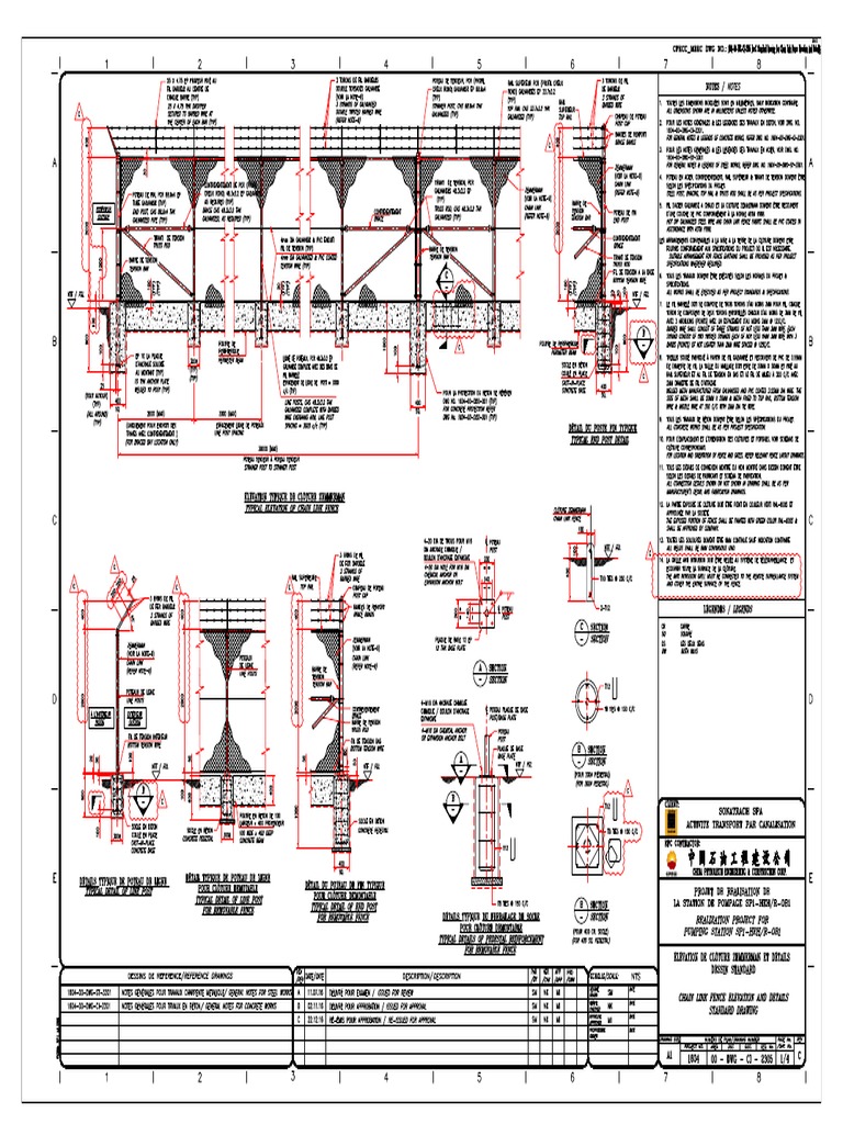Chain Link Fence Cad Details