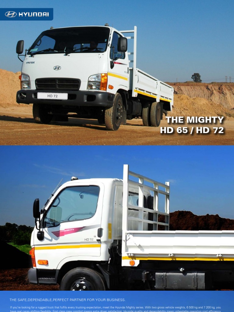 The Mighty HD 65 / HD 72 | PDF | Truck | Suspension (Vehicle)