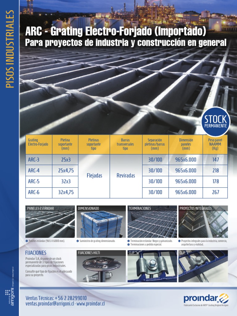 ARC - Grating Importado - Proindar | PDF