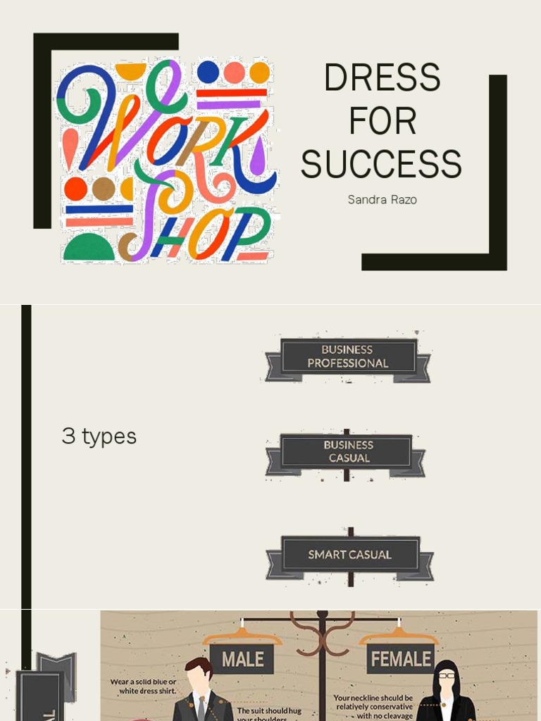 Dress for Success: 3 Key Styles | PDF