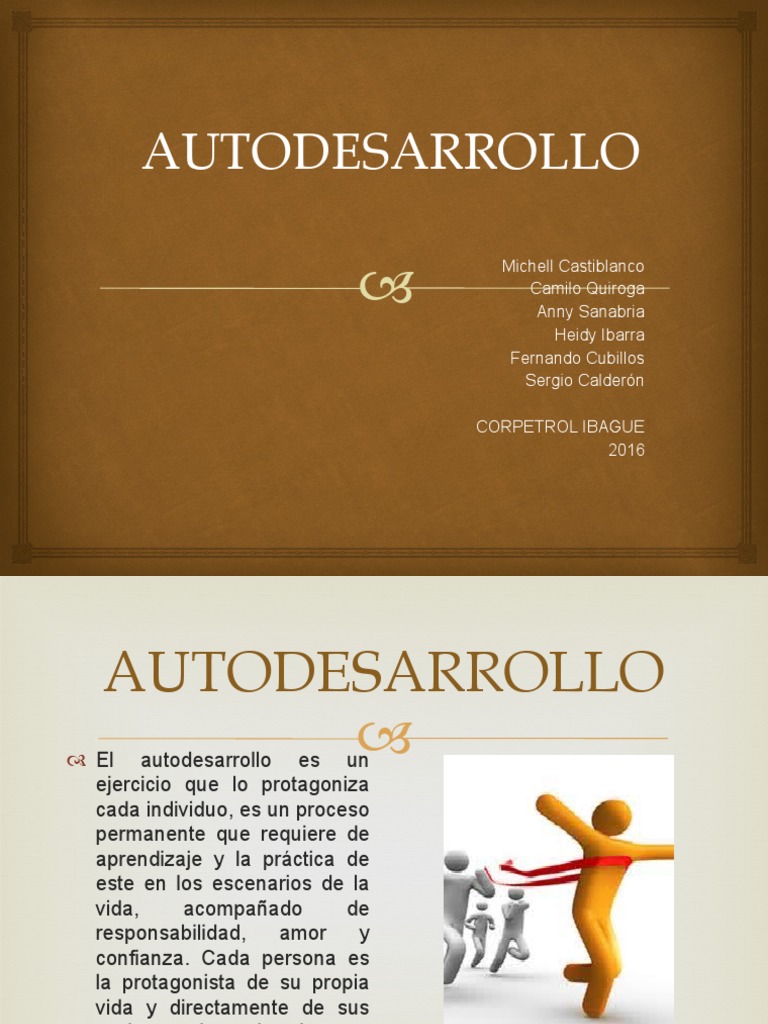 AUTODESARROLLO | PDF | Desarrollo personal | Aprendizaje