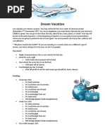 Dream Vacation | PDF